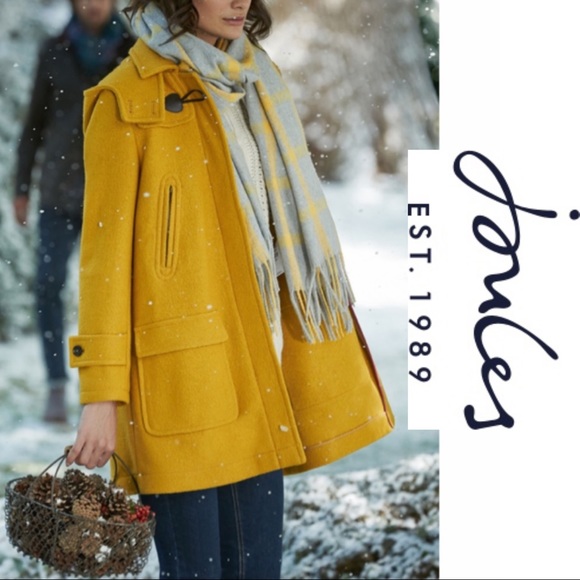 Joules | Jackets & Coats | Joules Woolsdale Double Faced Lined Duffle ...